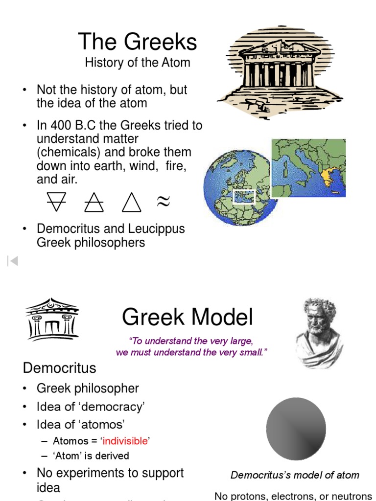 Development of The Atom | PDF | Atoms | Matter