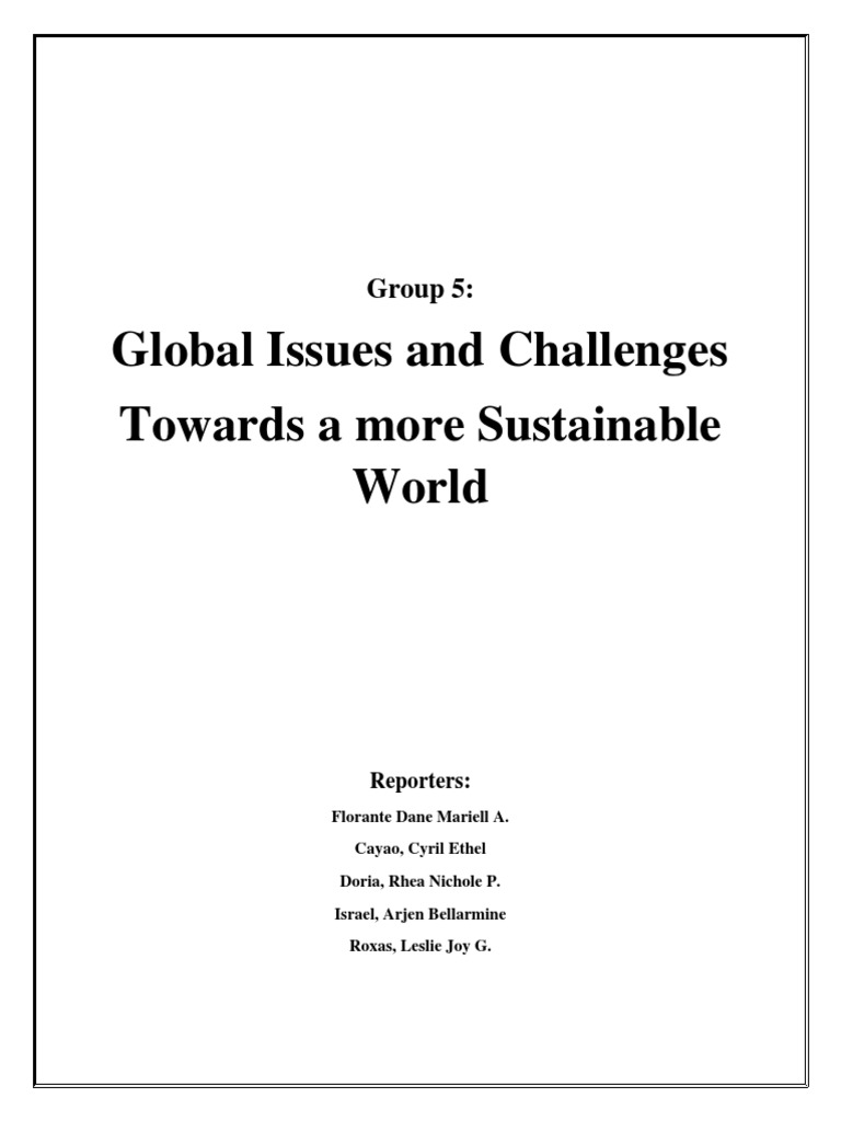 Global Issues: Inequality and Sustainability | PDF | Corruption ...