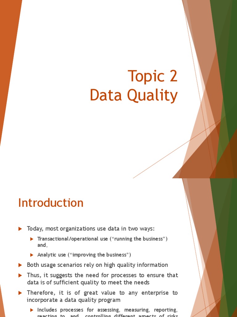 Data Quality Improvement Through Effective Root Cause Analysis | PDF | Data Quality | Causality