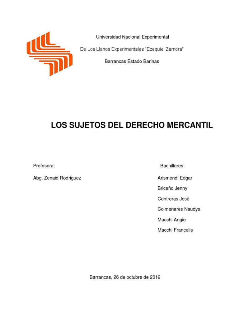 Informe de Derecho Mercantil | PDF | Contabilidad | Comercio
