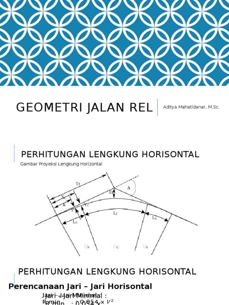 Geometri Jalan Rel | PDF