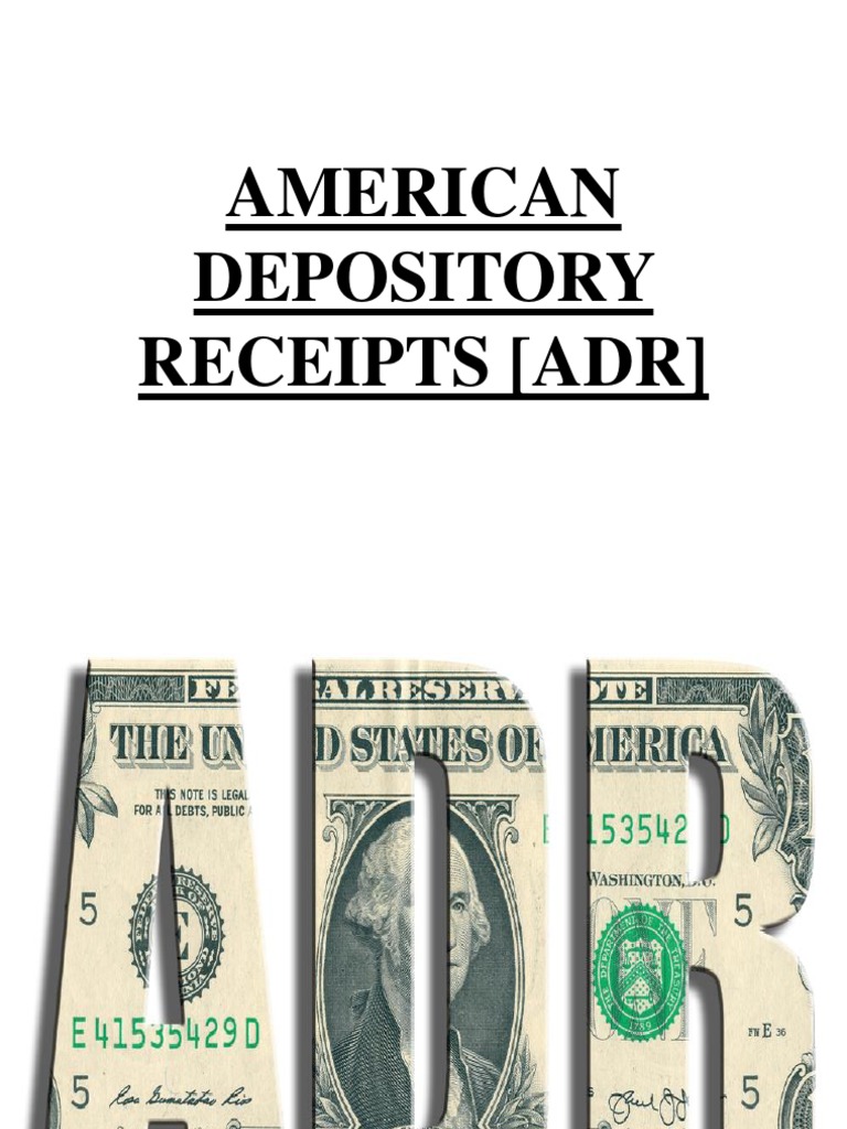 American Depository Receipts (Adr) | PDF | American Depositary Receipt ...
