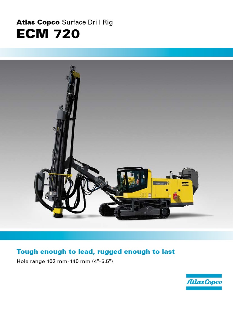 Atlas Copco Surface Drill Rig: Tough Enough To Lead, Rugged Enough To ...