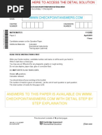 2025 Checkpoint Math Paper 2 | PDF