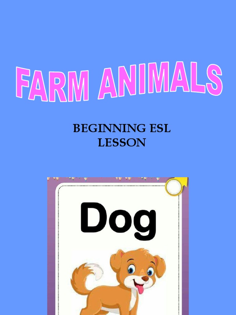 Animals Esl Powerpoint | PDF