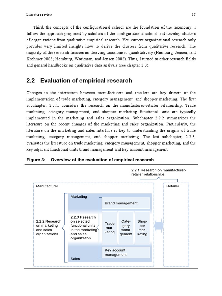 Figure 3: Overview of The Evaluation of Empirical Research | PDF ...