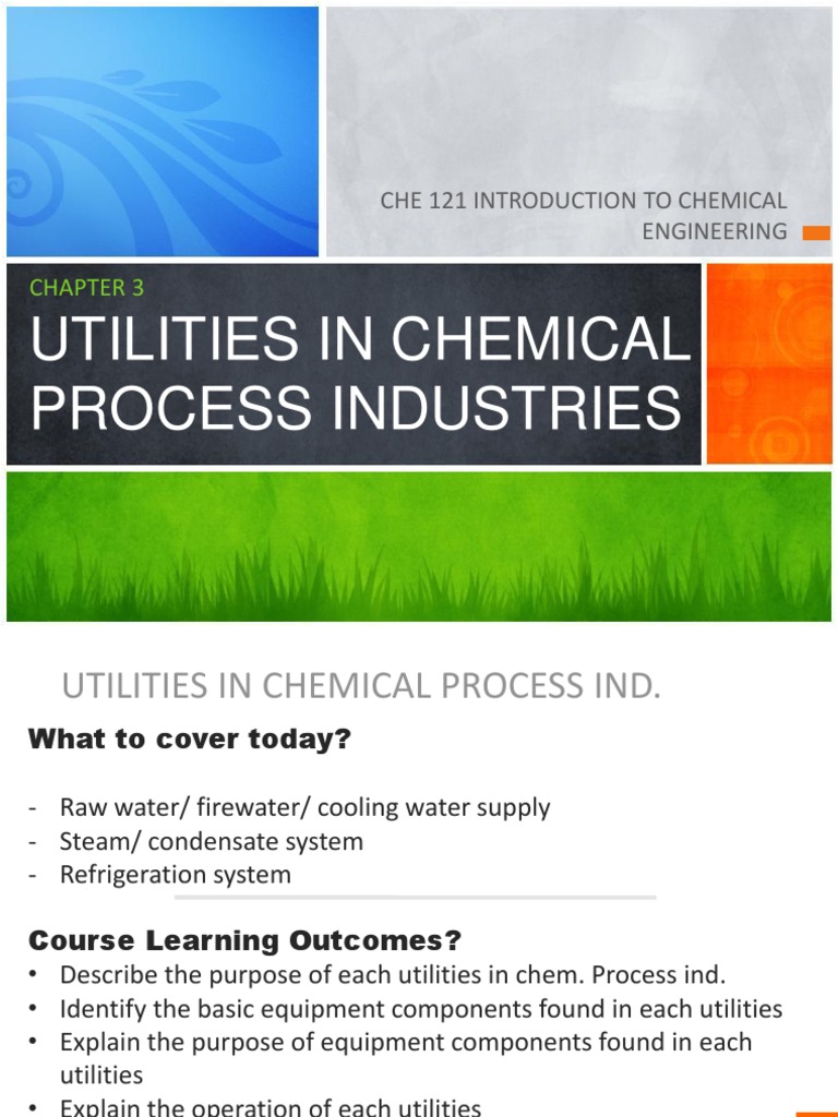Utilities in Chemical Process Industries | PDF | Boiler | Steam