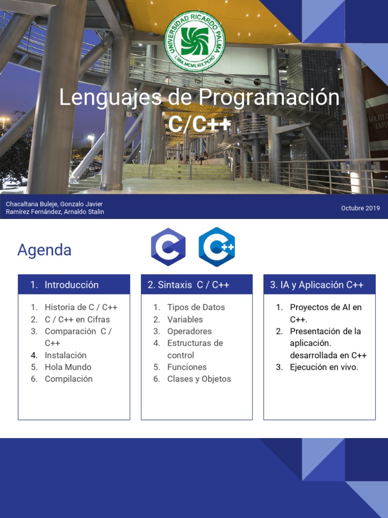 Lenguajes de Programación C y C++ - Inteligencia Artificial | PDF | C ...