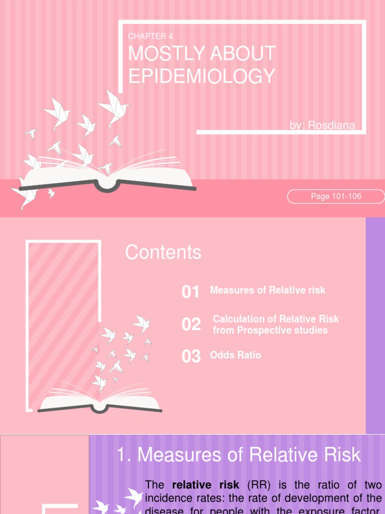 Mostly About Epidemiology | PDF | Relative Risk | Biostatistics