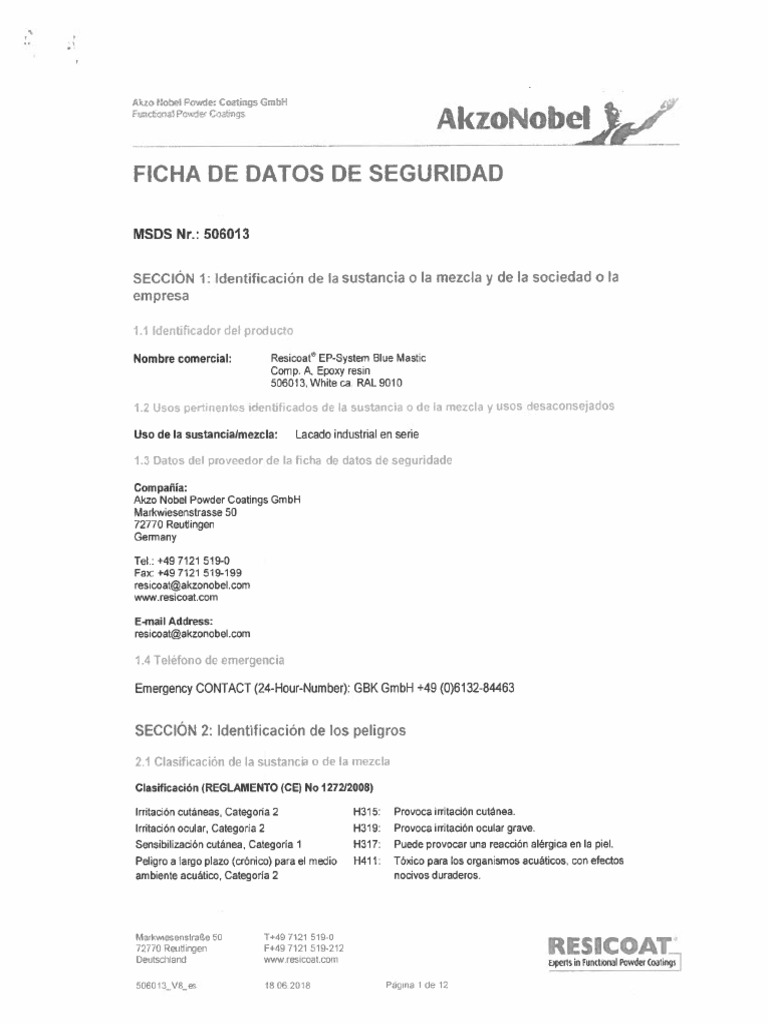 Hds Blue Mastic | PDF