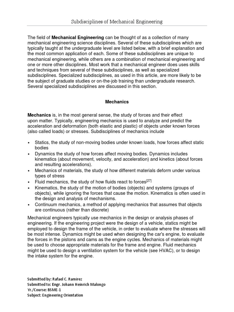 Engineering Orientation | PDF | Mechanical Engineering | Engineering
