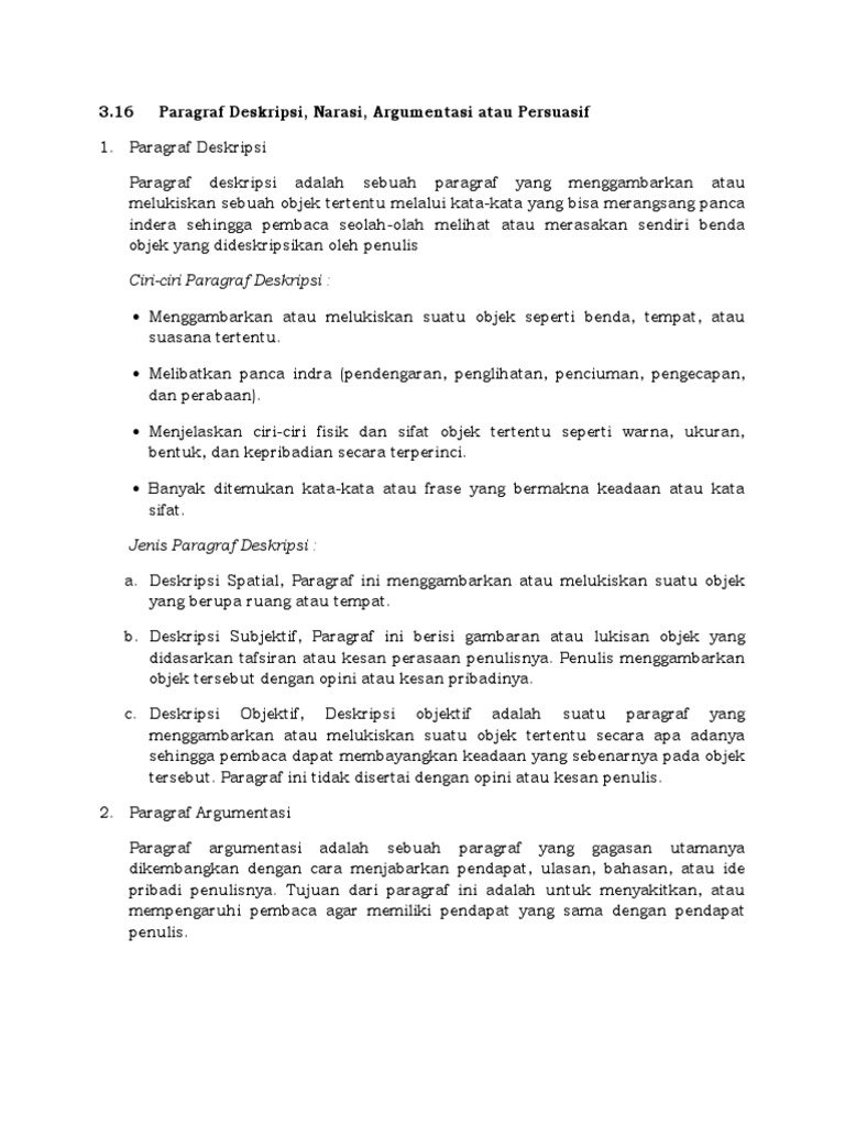 Paparan Deskriptif | PDF | Karier & Perkembangan