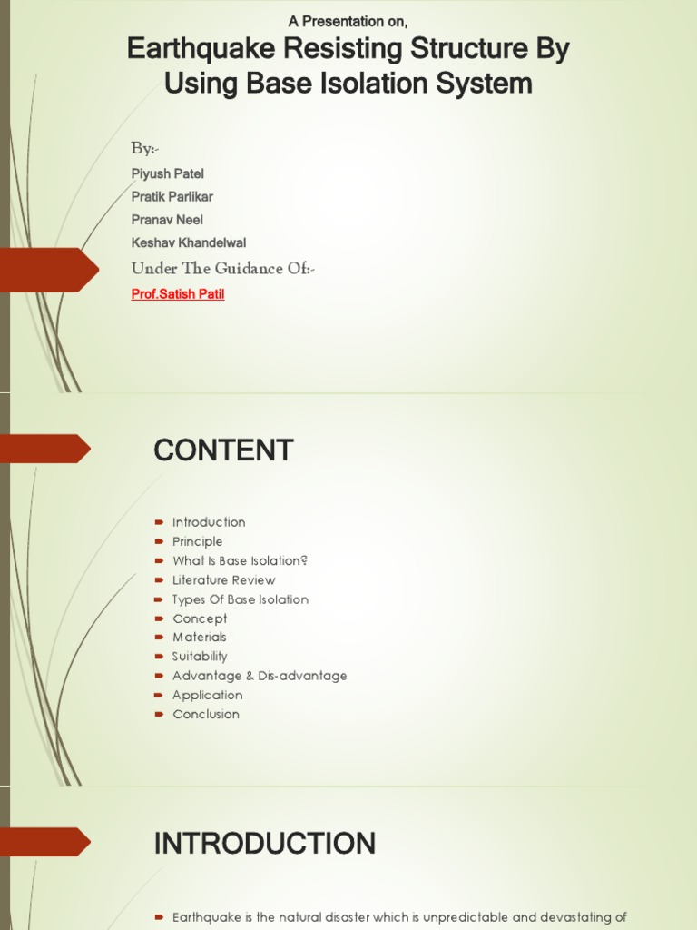 Project | PDF | Earthquakes | Earthquake Engineering