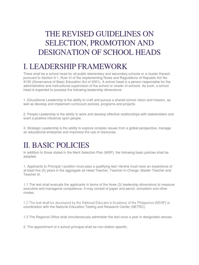 Principals Test | PDF | Test (Assessment) | Teachers