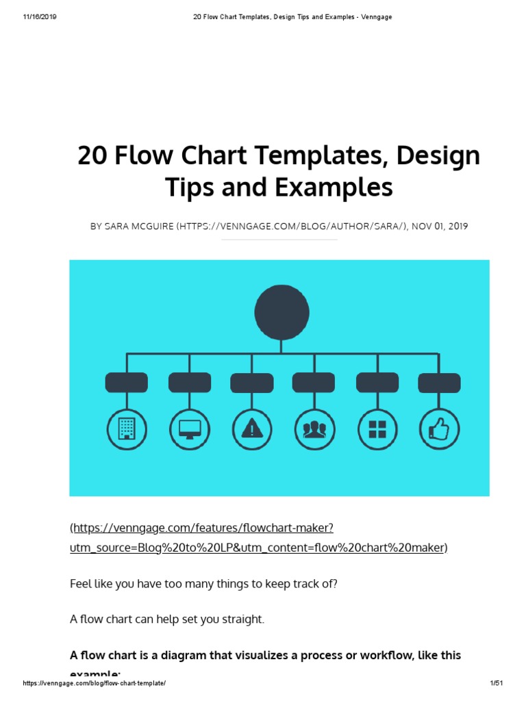 20 Flow Chart Templates, Design Tips and Examples | PDF | Infographics ...