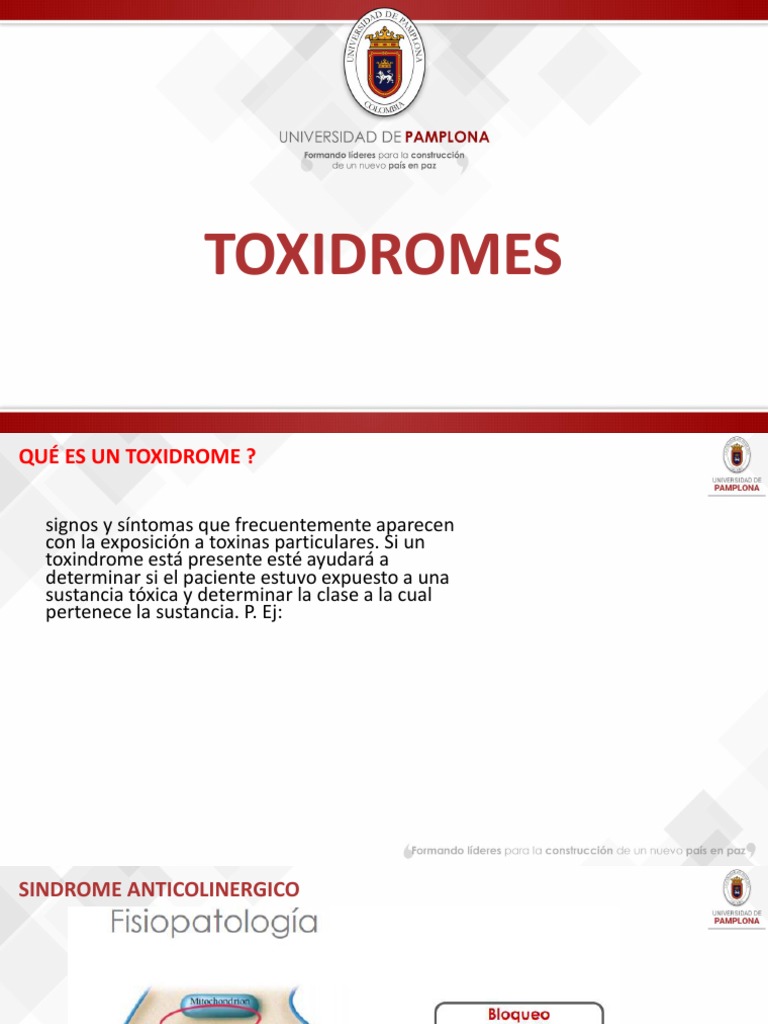 Toxidrome S | PDF