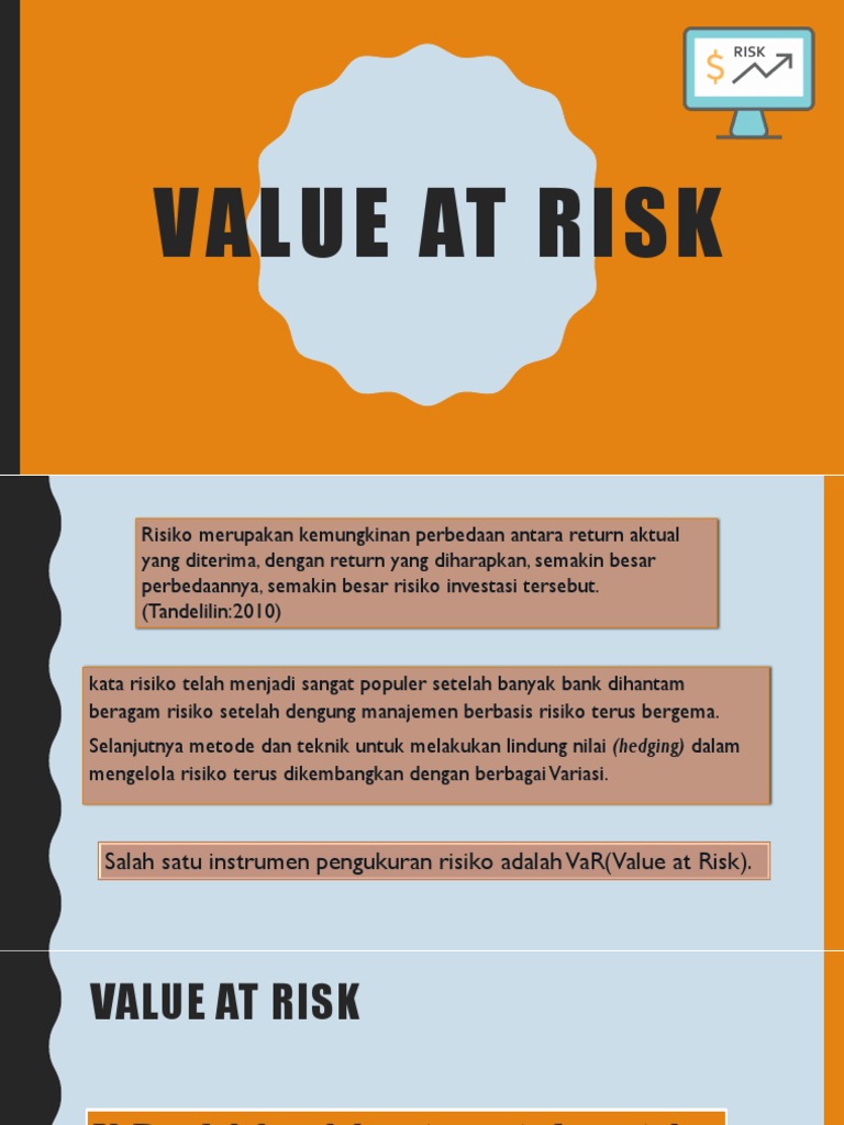 Mengukur Risiko dengan Value at Risk | PDF
