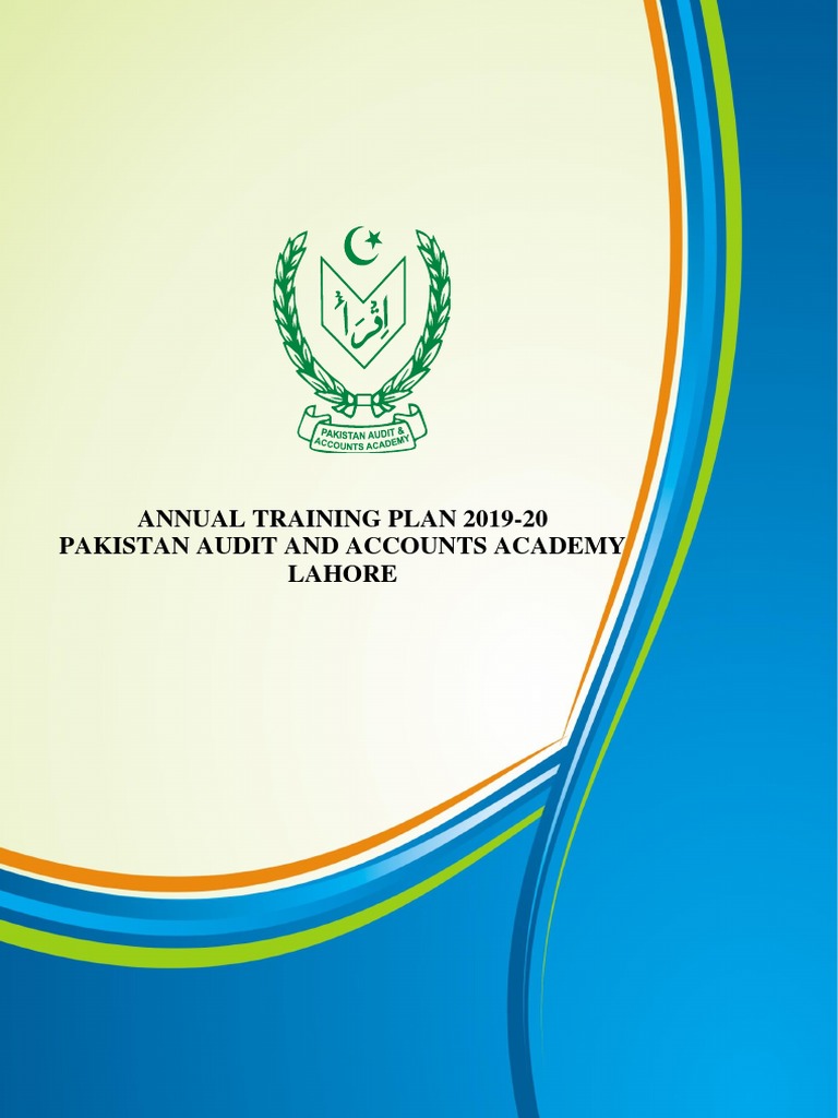 Annual Training Plan 2019 20 Pdf Financial Audit Internal Control