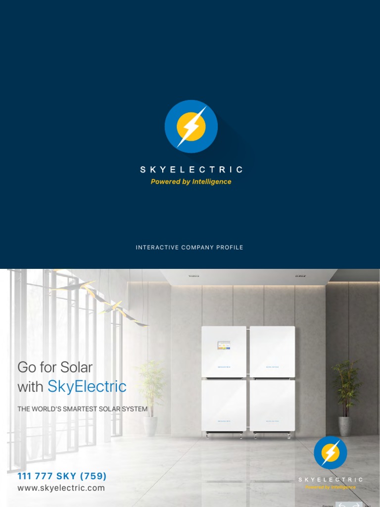SkyElectric Company Profile | PDF | Electric Power | Solar Power