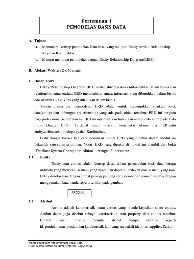 Isi Modul Basdat | PDF