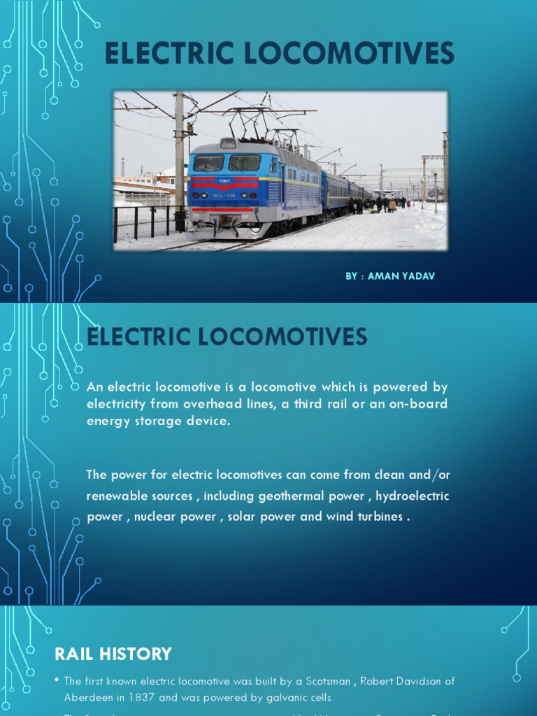 Electric Locomotives: By: Aman Yadav | PDF | Locomotives | Rectifier