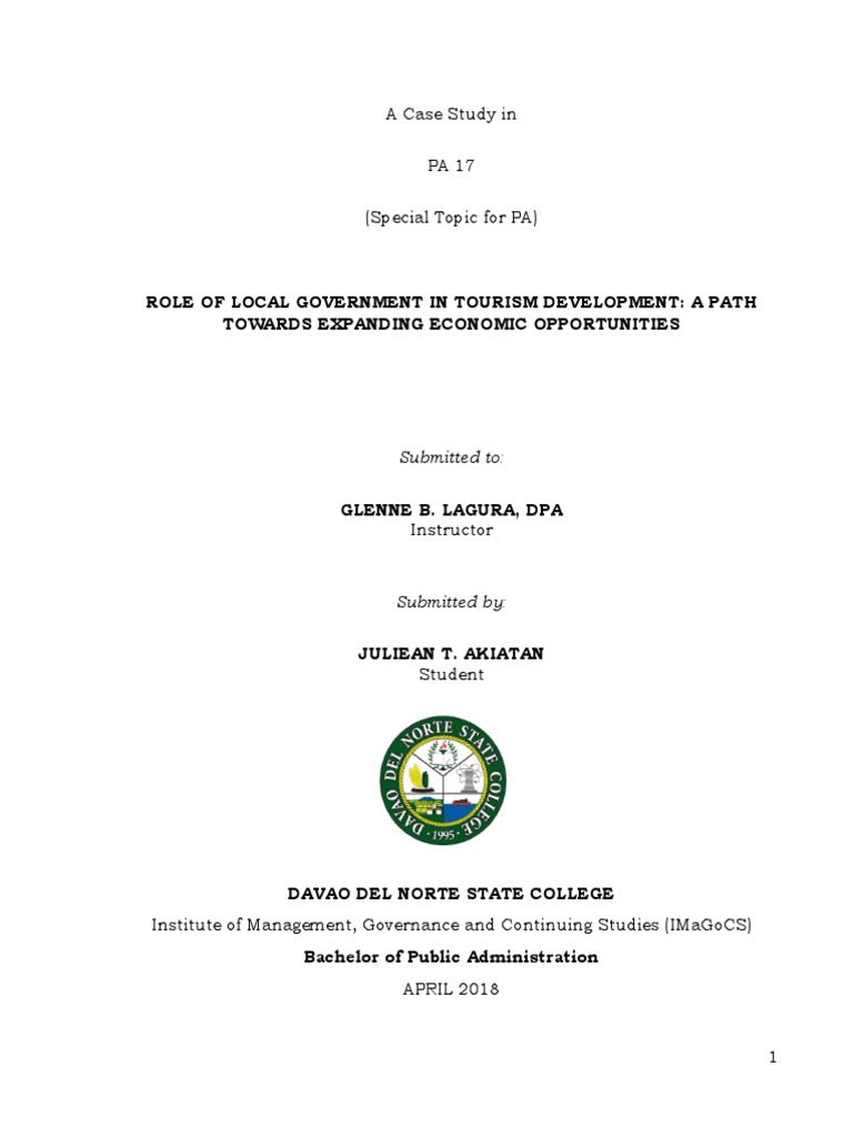 A Case Study in PA 17 (Special Topic For PA) | PDF | Qualitative ...