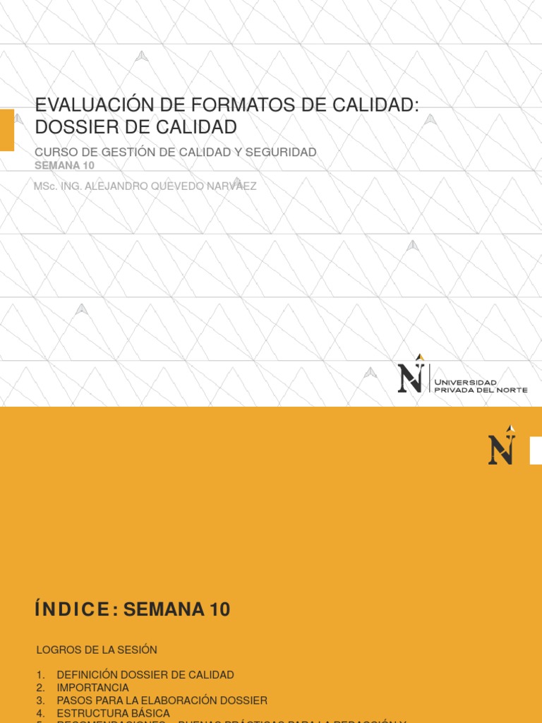 Evaluación de Formatos de Calidad DOSSIER de CALIDAD | PDF | Disco ...