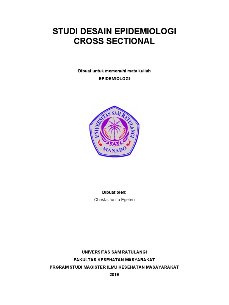 Makalah Studi Cross Sectional | PDF | Pengembangan Diri