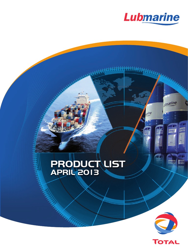 Total Lubmarine Product Overview 2013 | PDF | Motor Oil | Viscosity