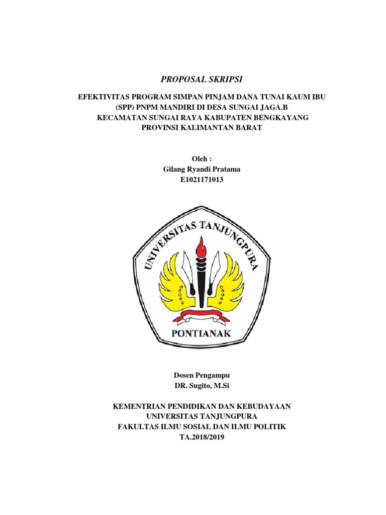 Proposal Metode Penelitian Kuantitatif | PDF