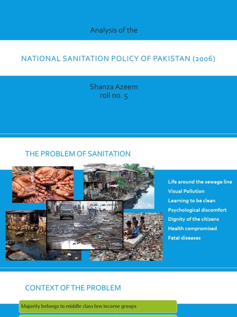 Sanitation Policy 2006 Analysis | PDF | World Bank Group | Sanitation