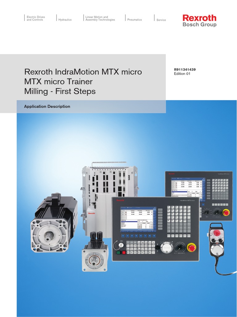 Rexroth IndraMotion MTX Micro MTX Micro Trainer Milling - First Steps ...