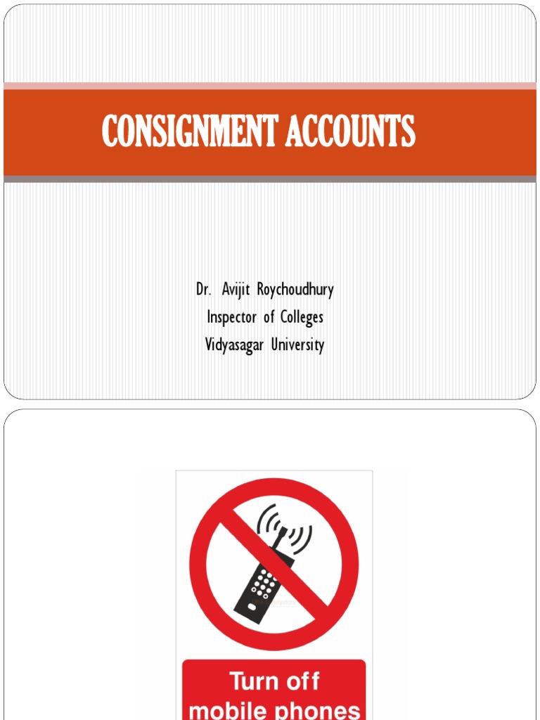 Understanding Consignment Accounts | PDF | Insurance | Expense