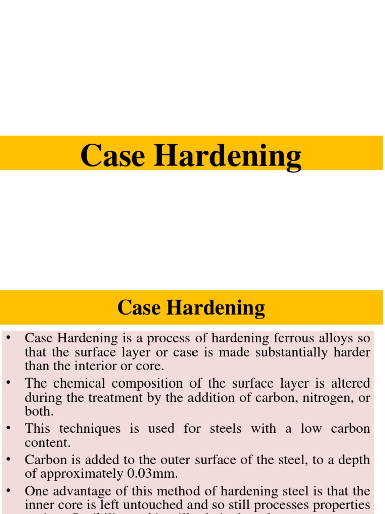 Case Hardening | PDF | Steel | Business Process