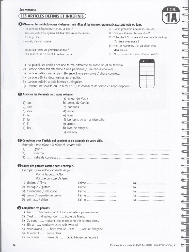 Fichas Repaso Frances
