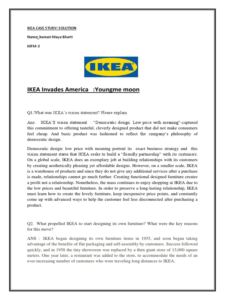 IKEA Case Study | PDF | Retail | Business