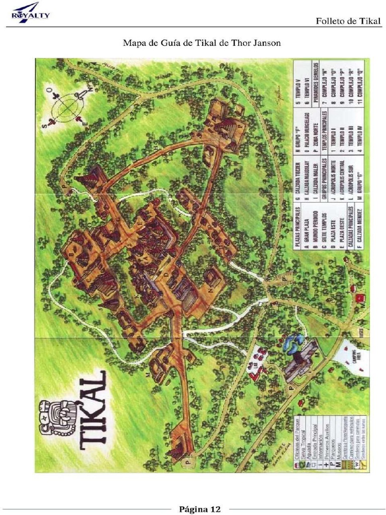 Mapa de Tikal | PDF