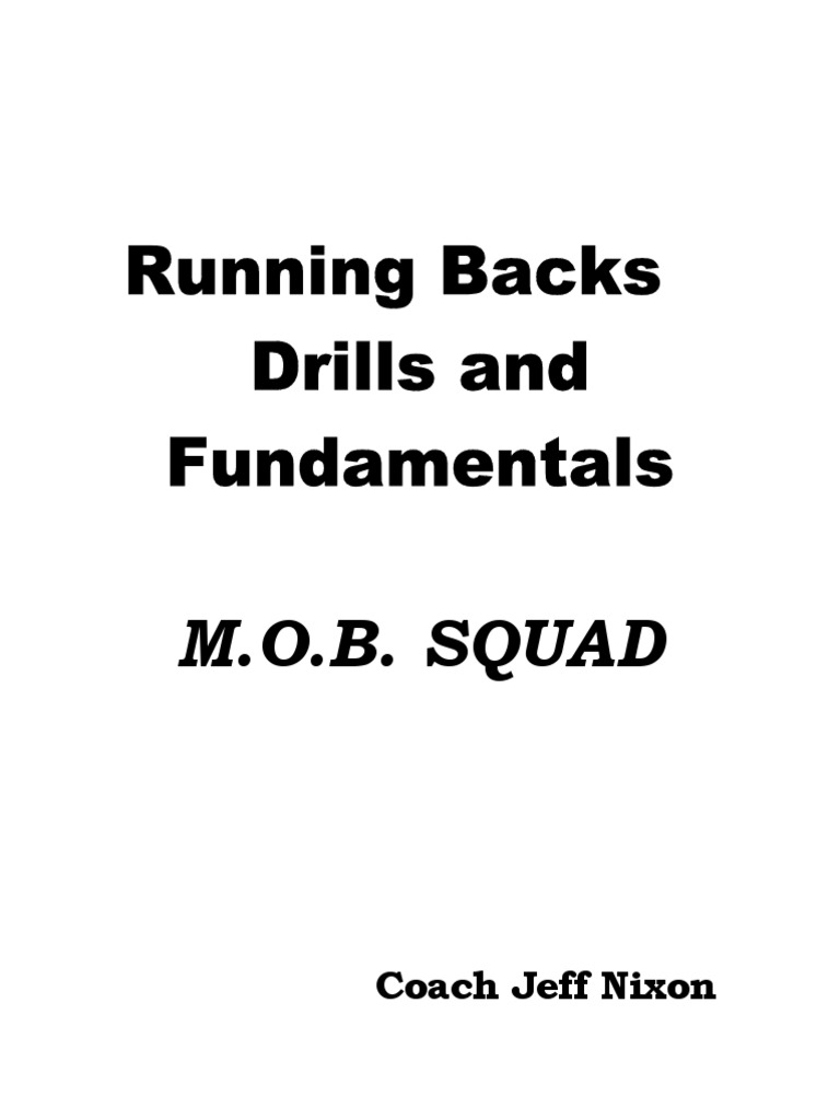 Running Back Drills and Fundamentals Guide | PDF | Association Football ...