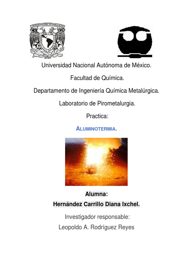 Aluminotermia | PDF | Hierro | Aluminio