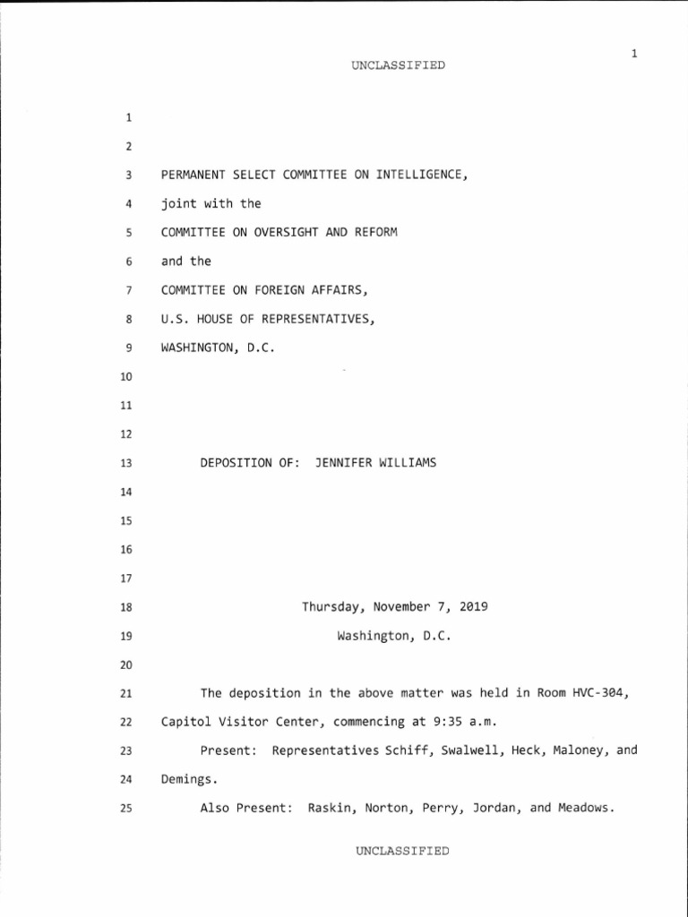 Williams Final Version With Letter | PDF | Classified Information ...