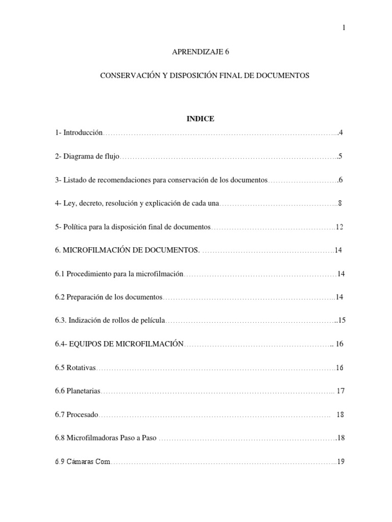 Aprendizaje 6 Disposicion Final de Documentos | PDF | Archivo de ...