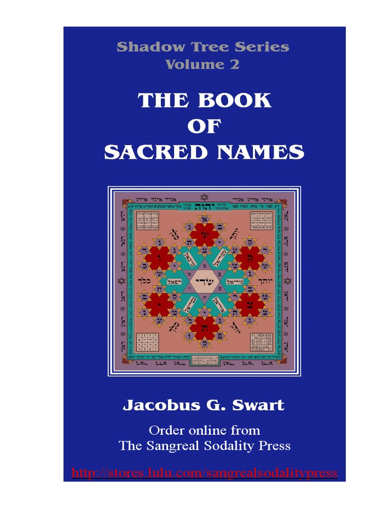 The Book of Sacred Names: Volume 2 | PDF | Names Of God In Judaism ...