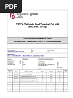 CONVEYOR CALCULATION SHEET Draft | PDF | Belt (Mechanical) | Mechanical ...