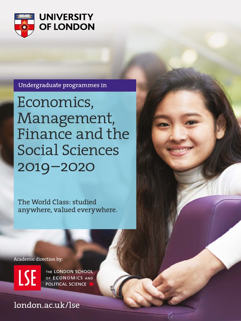 Prospectus - UOL | PDF | Academic Degree | London School Of Economics
