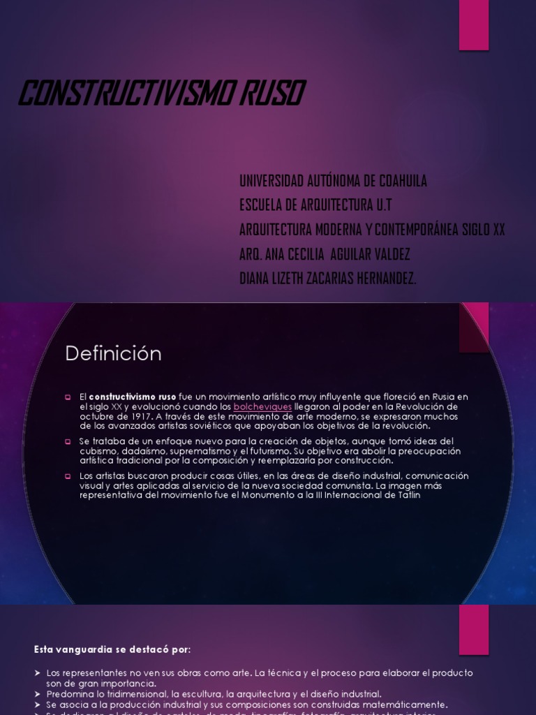 Constructivismo Ruso | PDF | Arte abstracto | Arte Moderno