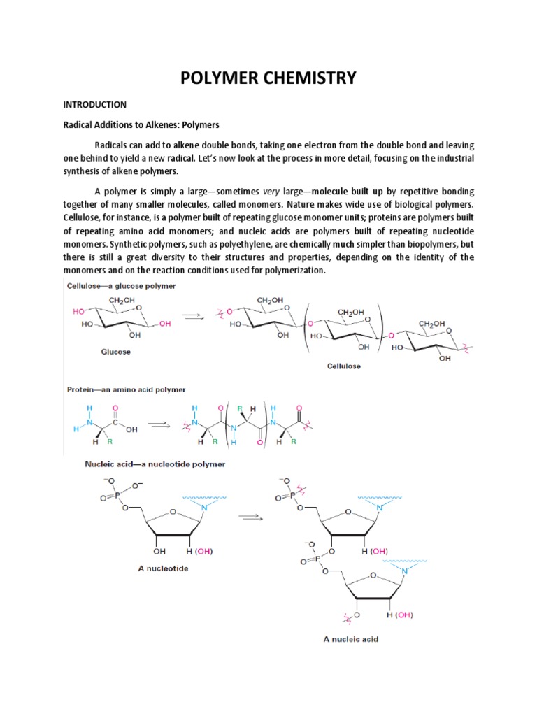 Written Report (Polymer Chemistry) | PDF | Copolymer | Polymers