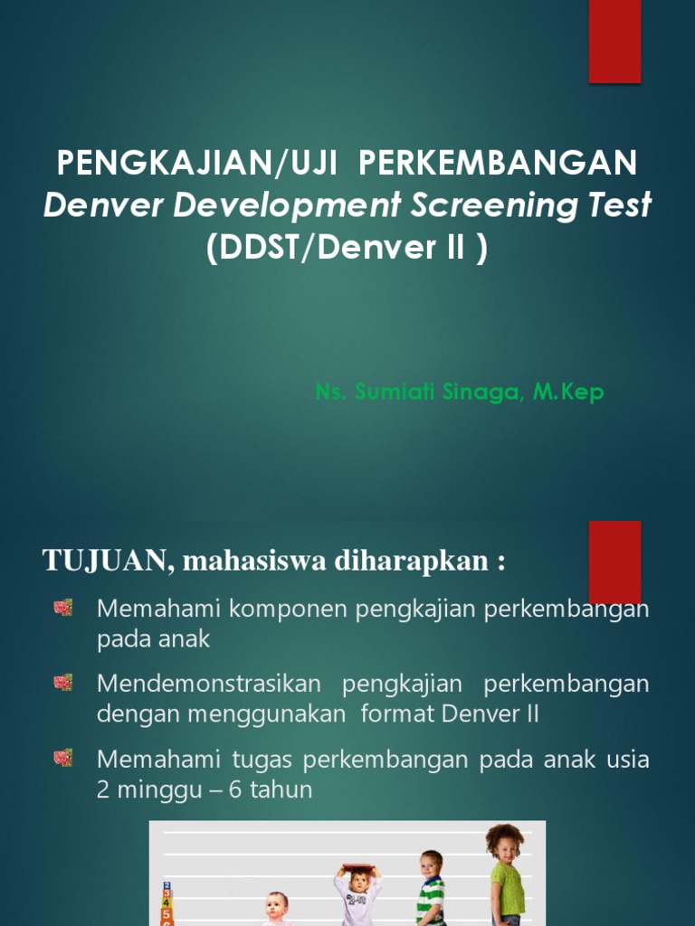 Panduan Denver II: Skrining Perkembangan Anak | PDF