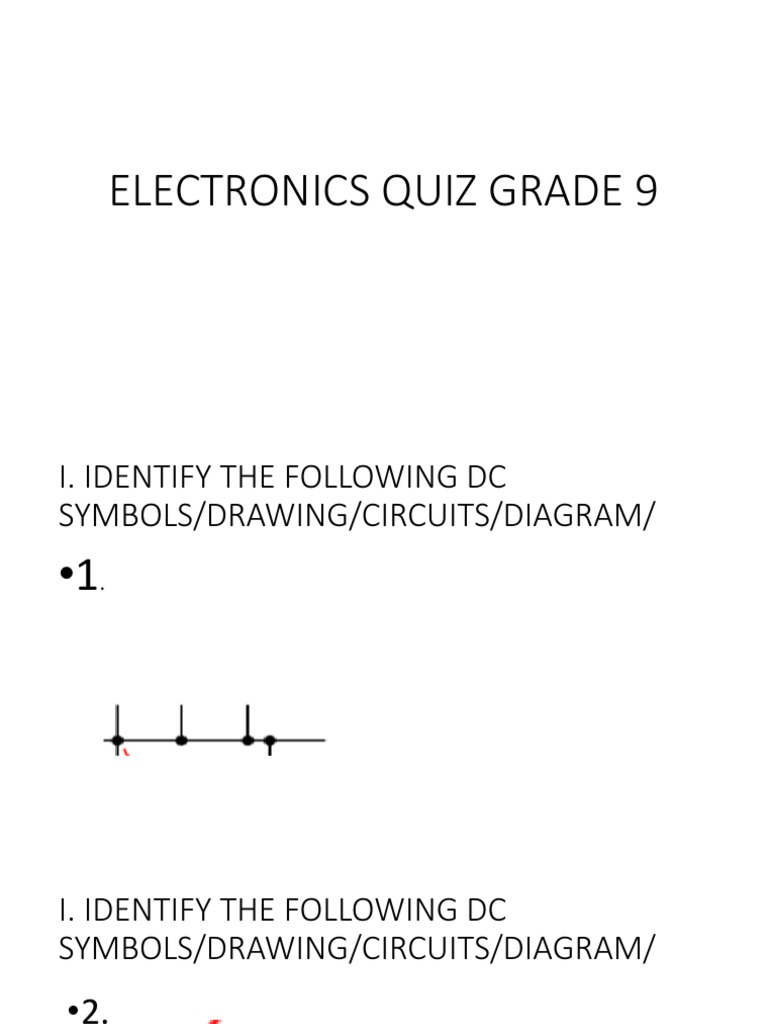 Electronics Quiz Grade 9 | PDF | Home & Garden | Computers