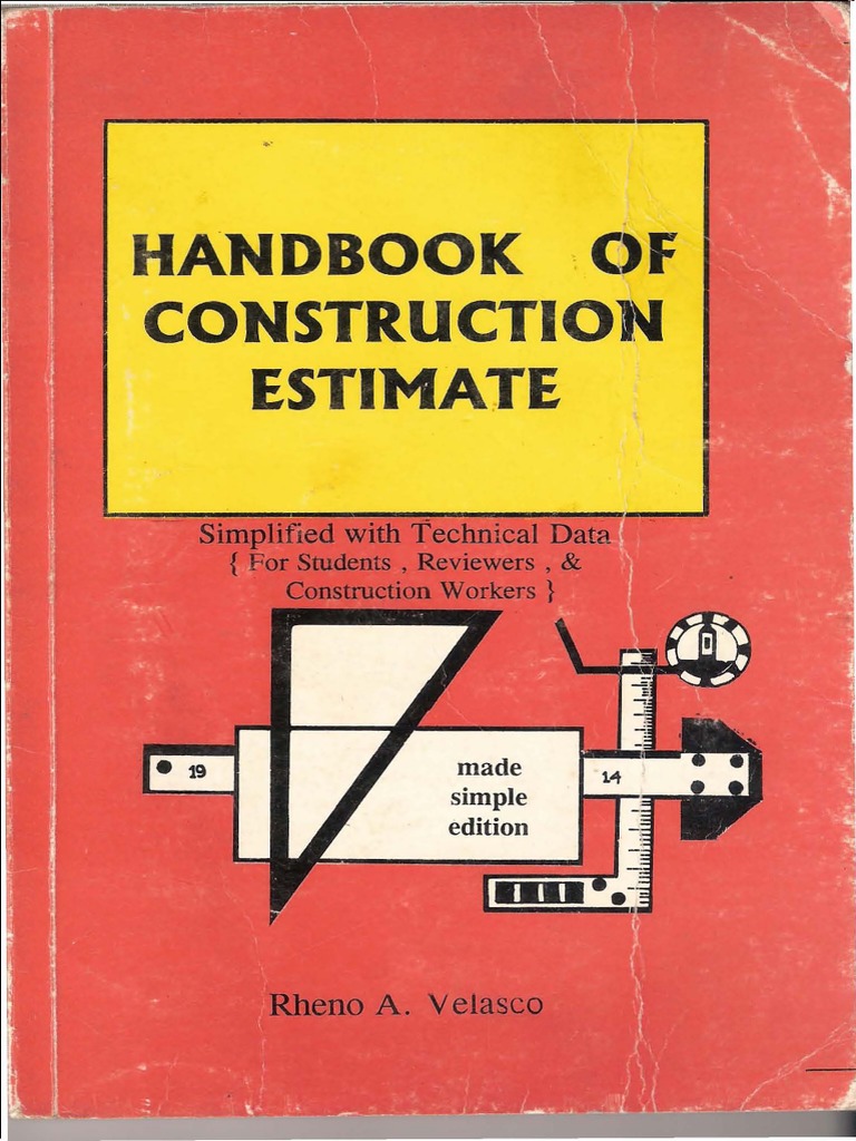 Handbook of Construction Estimate | Cement | Masonry