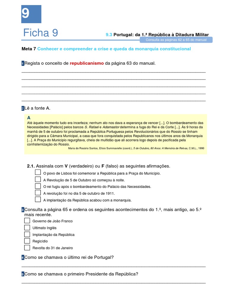 Historia 9 Ano | PDF